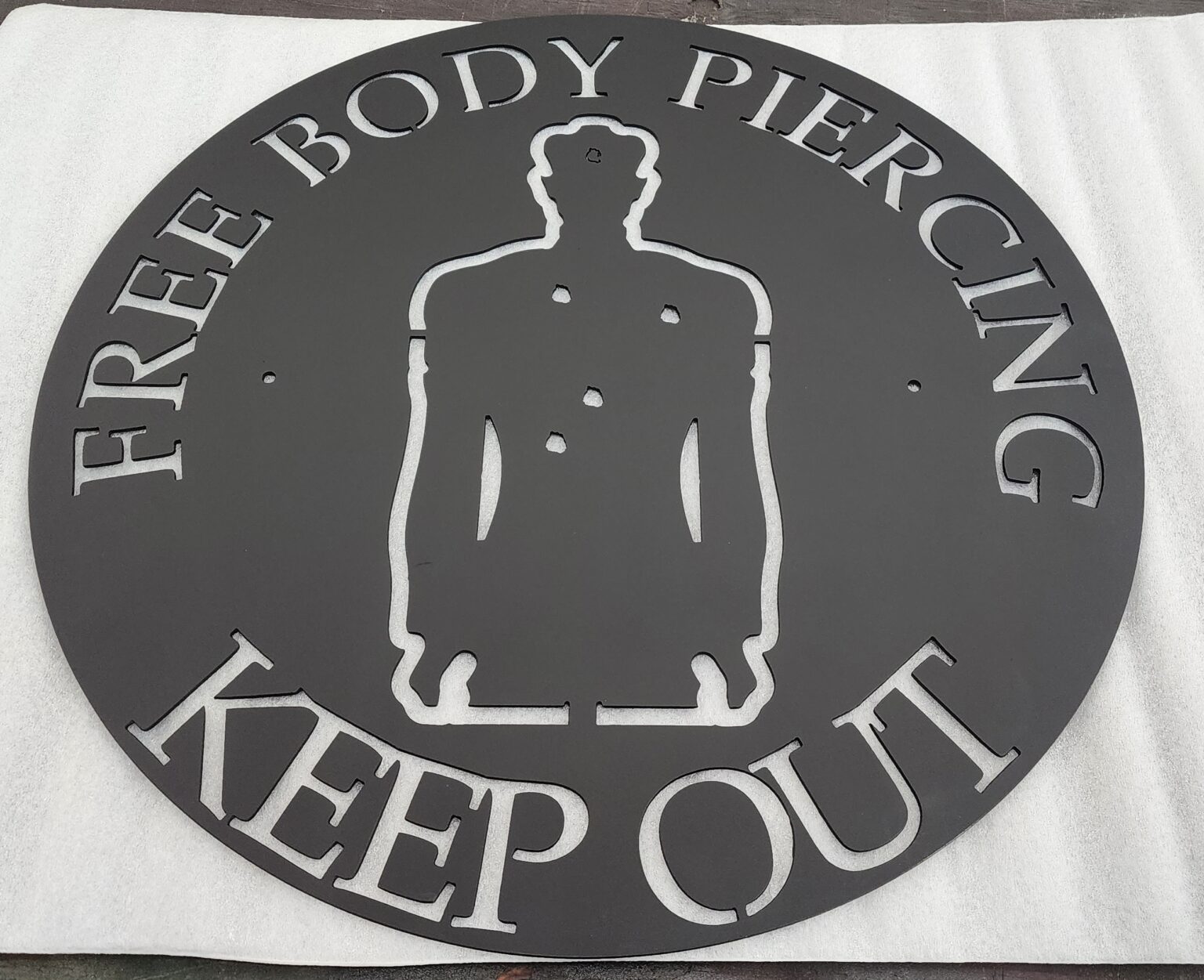 "Free Body Piercing" - Mountain Man Metal Works